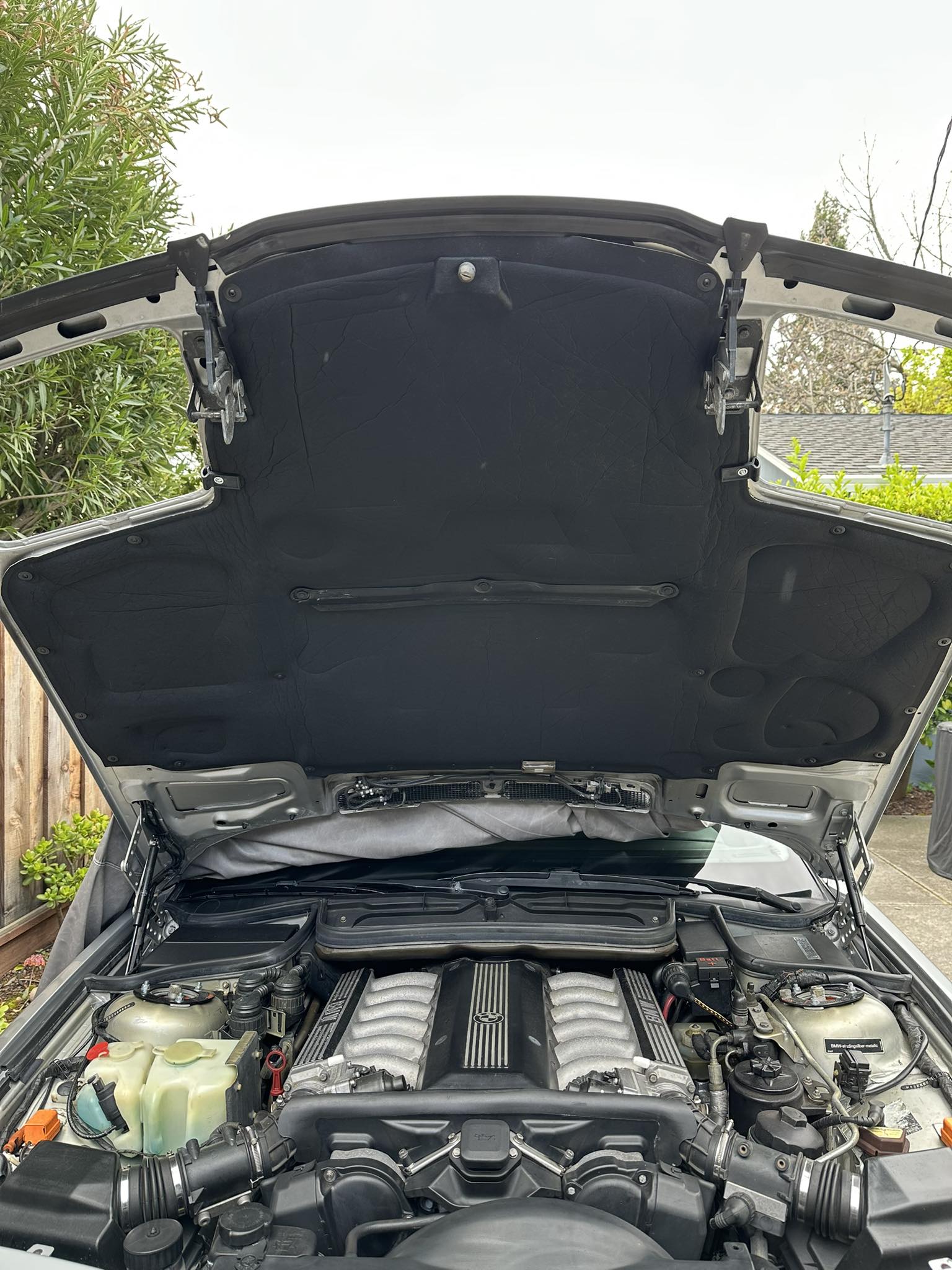BMW E31 Sound and Heat insulating engine hood liner 51488128709 ...